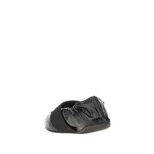 Givenchy Naplack Leather 'crush' Ballet Flats - Black