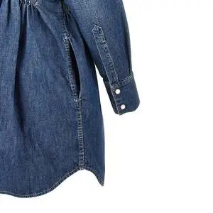 Valentino Garavani Denim Mini Dress With Silk Bow