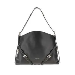Givenchy Leather Medium 'voyou' Bag - Black
