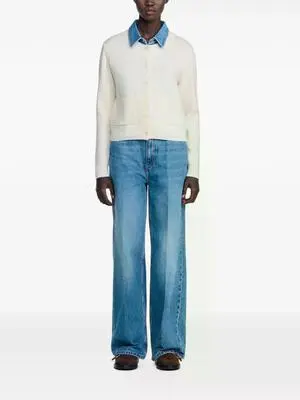 Sandro Denim-collar Cardigan