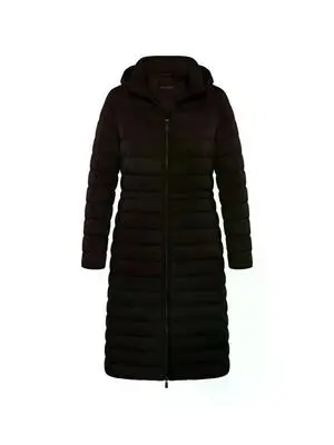 MOORER Hooded Padded Coat - Brown