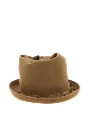 Yohji Yamamoto Asymmetric Crown Hat