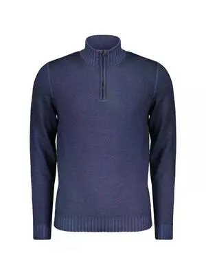 MOORER Virgin Wool Quarter-zip Sweater