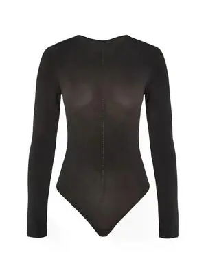 Wolford Crystal-embellished Seamless Bodysuit - Black