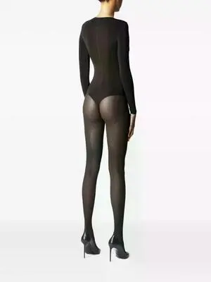 Wolford Crystal-embellished Seamless Bodysuit