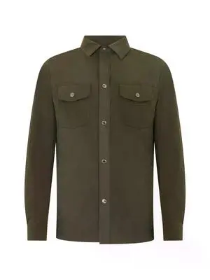 MOORER Atlas Button-up Jacket - Green