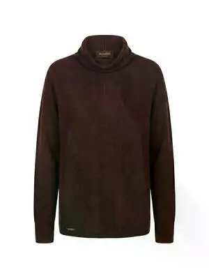 MOORER Roll-neck Raglan-sleeve Sweater - Brown