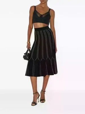 Elisabetta Franchi Origami Knit Skirt