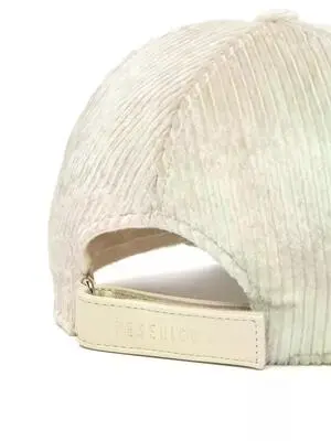 Peserico Corduroy-effect Crystal-embellished Baseball Cap