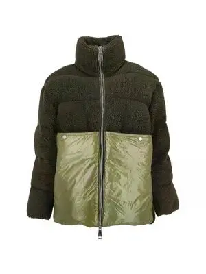 Khrisjoy Fleece Texture Padded Jacket - Green