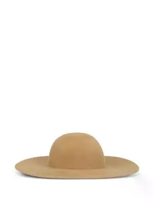 Alberta Ferretti Wide Brim Hat - Neutrals