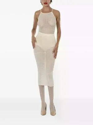 Wolford Daisy Net Bodysuit Yellow