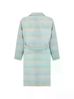 MOORER Horizontal Stripe Coat