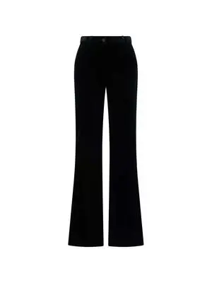 Alberta Ferretti High-waisted Flared Trousers - Black