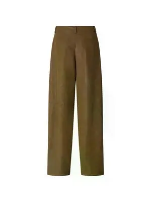 Pinko Textured-finish Wide-leg Trousers