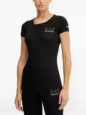 EA7 Logo T-shirt - Black