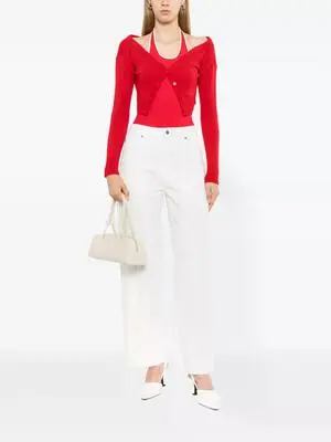 Loewe Anagram Embroidered Straight Leg Jeans