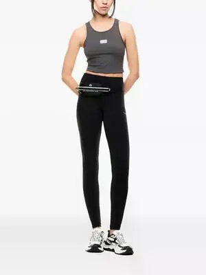 EA7 Stretch Jersey Leggings - Black