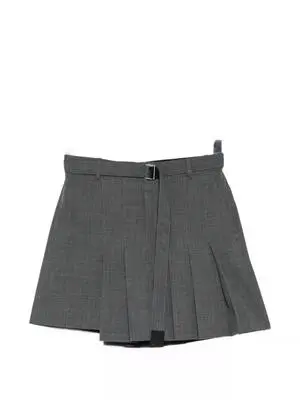 Sacai Pleated Suiting Shorts - Grey