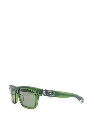 Chrome Hearts Sluss Bussin Square-frame Sunglasses