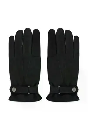 MOORER Button-strap Stitched Gloves