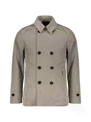 MOORER Double-breasted Spread-collar Jacket