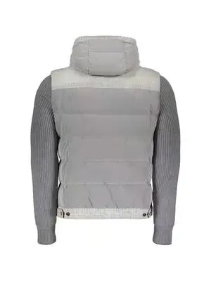 MOORER Hooded Padded Jacket With Detachable Sleeves