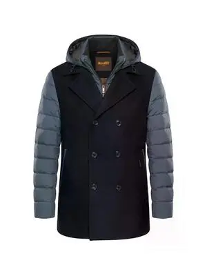 MOORER Cecco-led Quilted Double-breasted Coat - Black