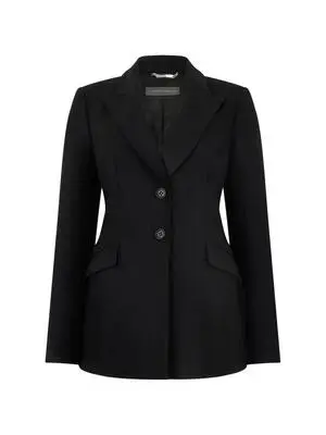 Alberta Ferretti Tailored-cut Single-breasted Blazer - Black