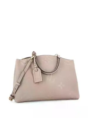 LOUIS VUITTON Grand Palais Handbag Monogram Empreinte Giant Shoulder Bag - Neutrals