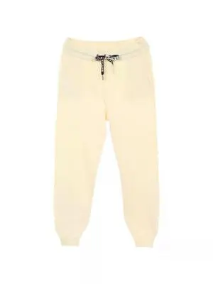Celine 2010s Knit Drawstring Track Pants - Neutrals