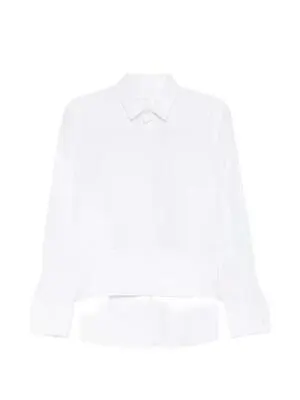 Sacai Cotton Poplin Shirt - Neutrals