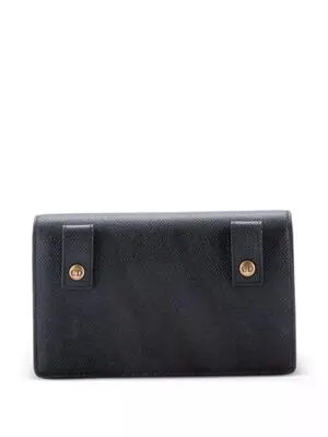 Dior Saddle Rectangular Leather Belt Bag - Black