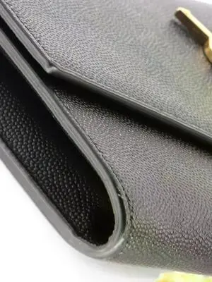 Saint Laurent Uptown Chain Wallet Leather Crossbody Bag
