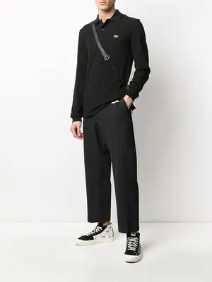 Lacoste Classic Fit Long-sleeved L.12.12 Polo - Black