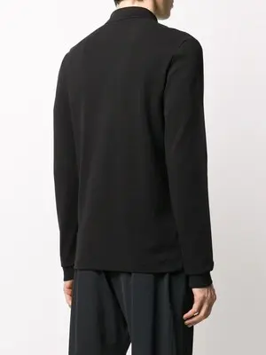 Lacoste Classic Fit Long-sleeved L.12.12 Polo - Black