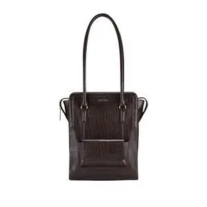 SANS BEAST Rendezvous Tote Ganache Croco - Brown