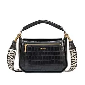 SANS BEAST Sanctuary Handbag Noir Croco - Black