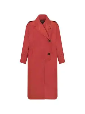 MOORER Double-breasted Epaulette Detail Coat