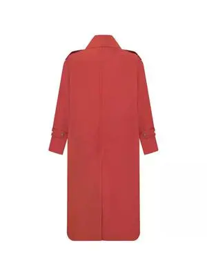 MOORER Double-breasted Epaulette Detail Coat