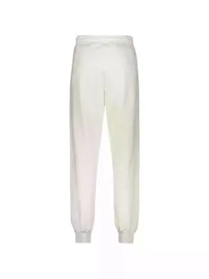 MOORER Elisabeth Drawstring Elasticated-cuff Track Pants - White