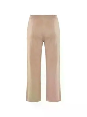MOORER Ribbed Waistband Straight-leg Trousers