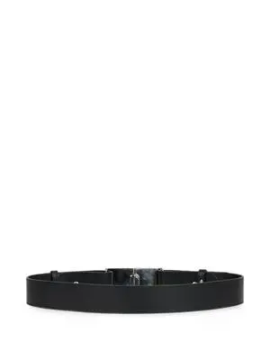 Alberta Ferretti Crystal-embellished Leather Belt