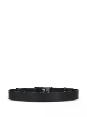 Alberta Ferretti Crystal-embellished Leather Belt