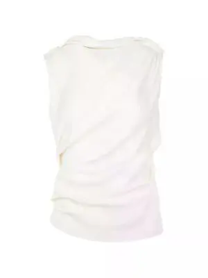 CLUB21 Freya Draped Sleeveless Blouse