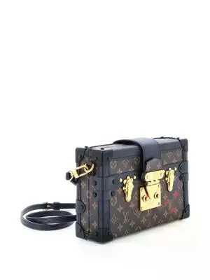 LOUIS VUITTON Petite Malle Handbag Monogram Canvas Clutch Bag