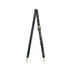 SANS BEAST Solus Bag Strap Noir Croco - Black
