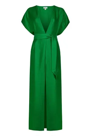 LEYLA MAYA Sophia Luxe Emerald Dress