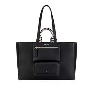 SANS BEAST All Hours Tote Noir + Silver - Black