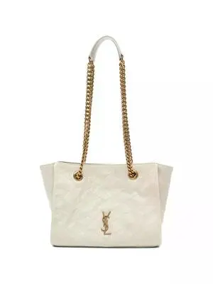 Saint Laurent Saint Laurent Niki Quilted Shoulder Bag Neutrals